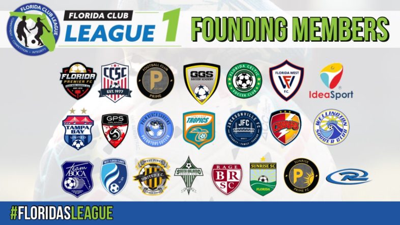 Florida Club League announces membership for inaugural League One ...