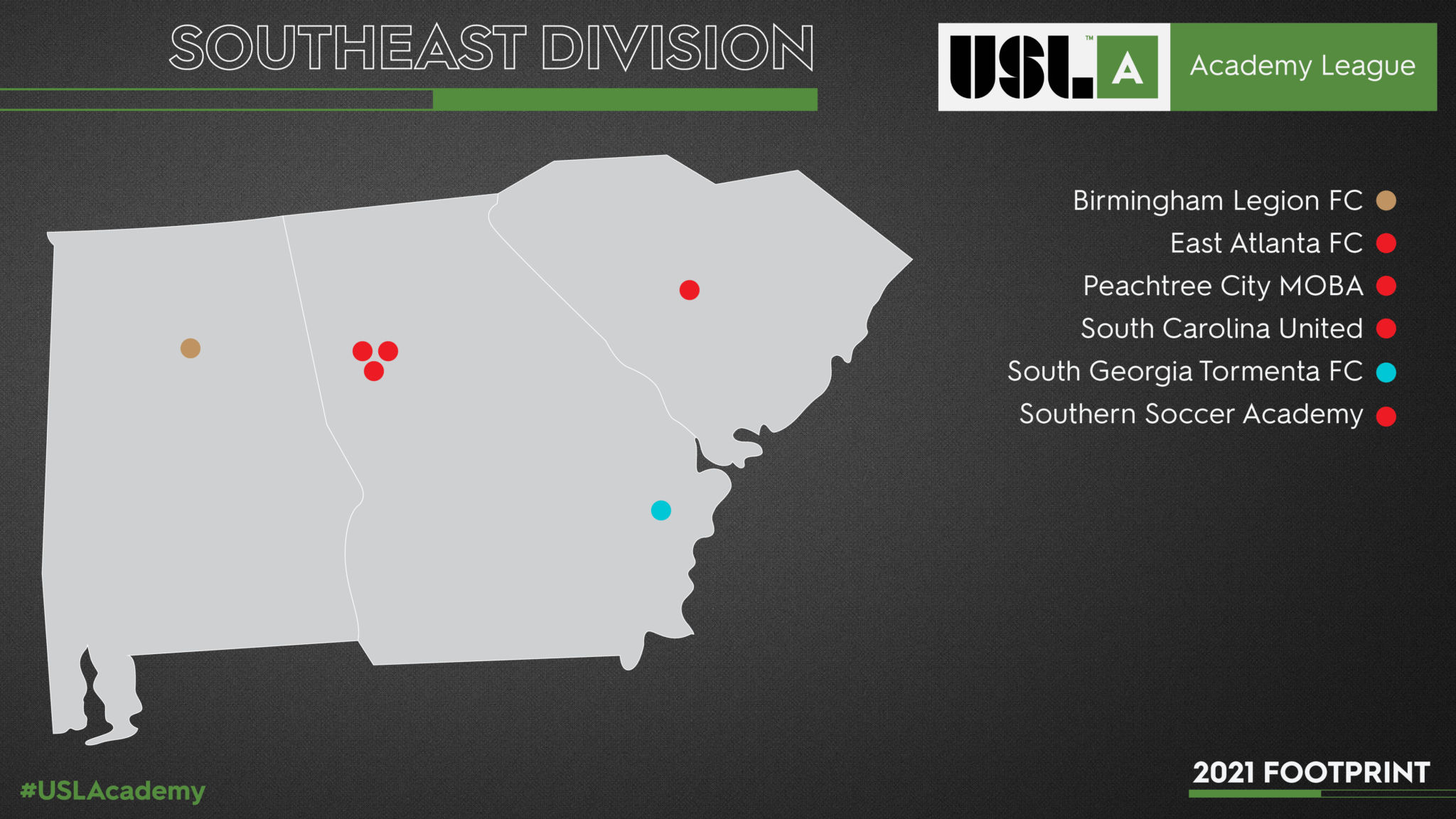 USL Academy League announces Southeast Division membership - SoccerWire