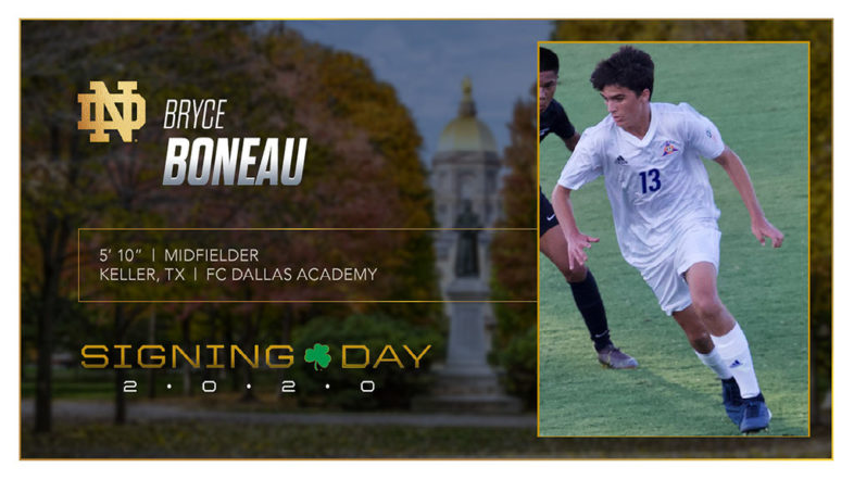 Notre Dame men's soccer reveals No. 5 ranked recruiting class - SoccerWire