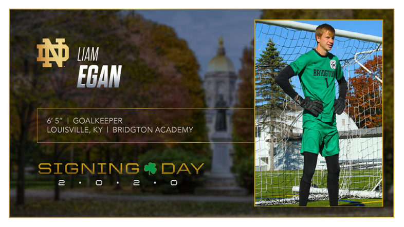 Notre Dame men's soccer reveals No. 5 ranked recruiting class - SoccerWire