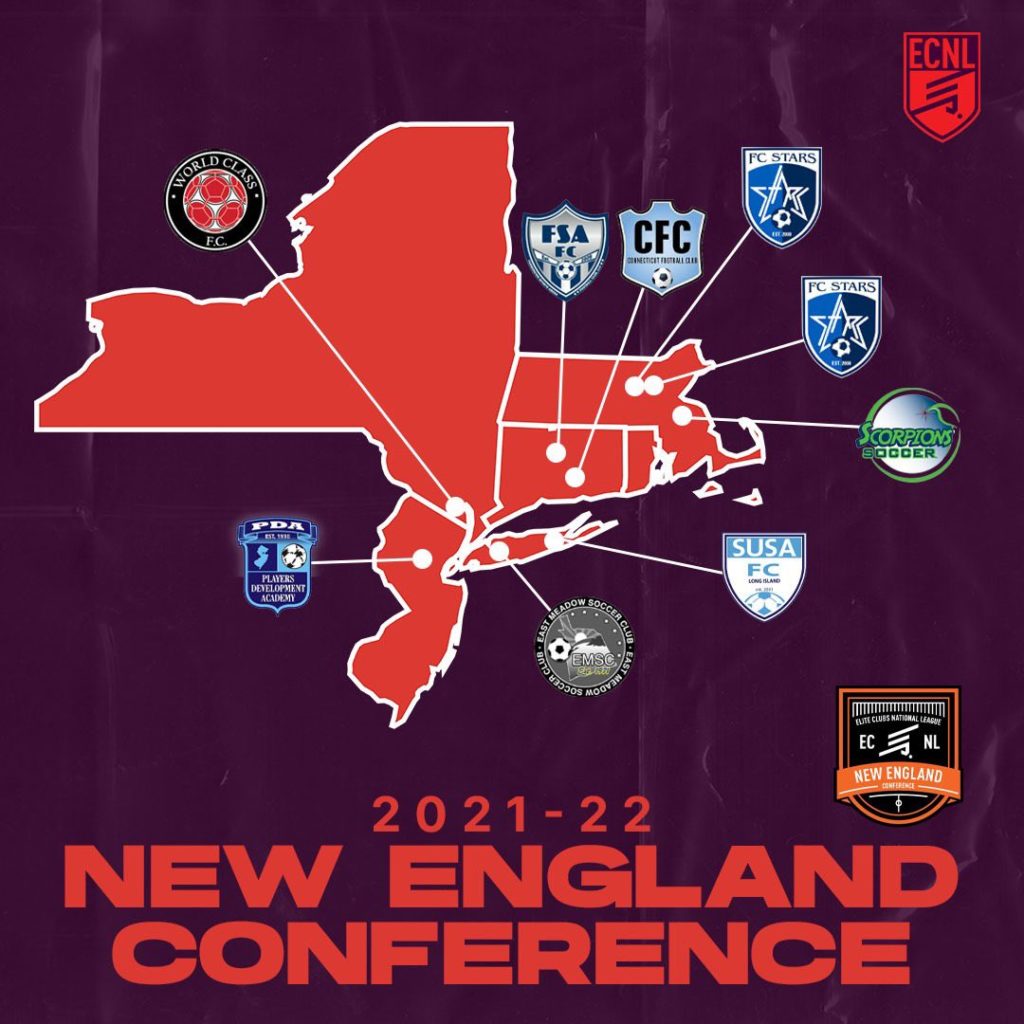 ECNL Girls conference alignment revealed for 2021-22 season - SoccerWire