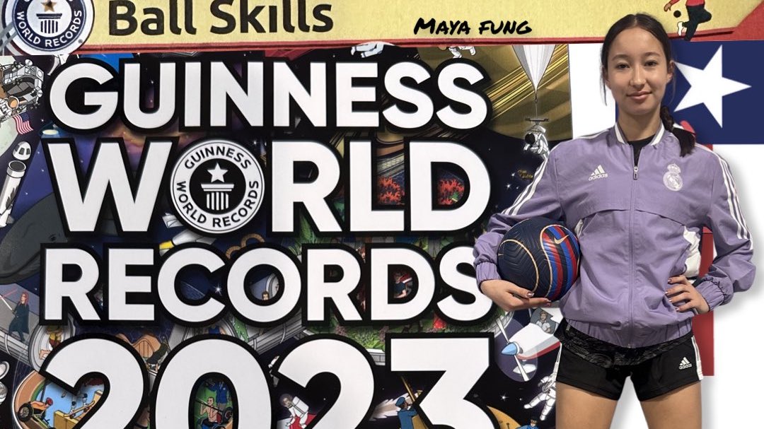 SoccerWire Featured Player Maya Fung enters Guinness World Book of ...