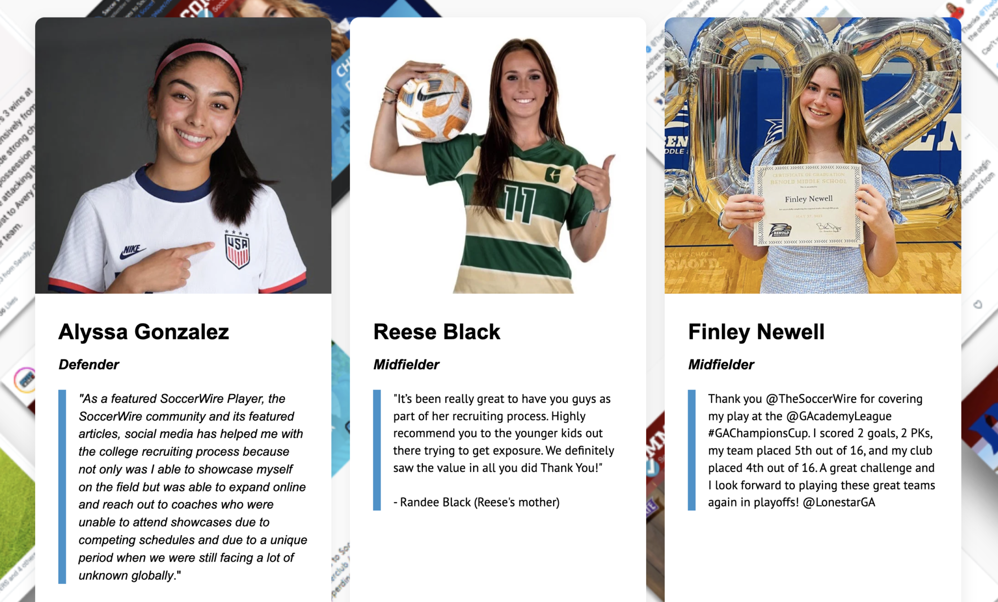 New College Soccer Recruiting Profile Submissions - SoccerWire