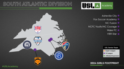USL Academy League divisional alignment and schedule released for 2024 ...