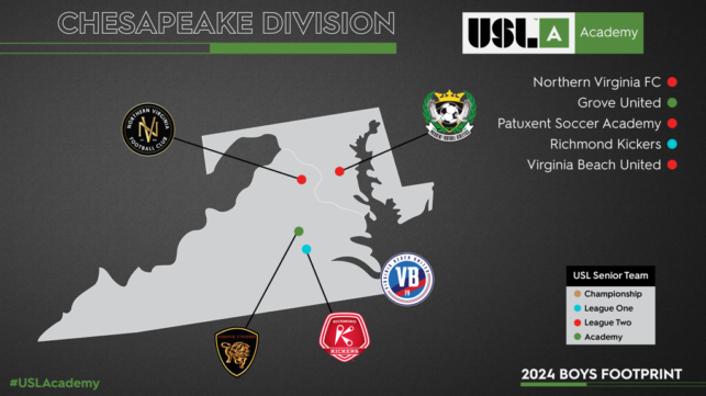 USL Academy League divisional alignment and schedule released for 2024 ...