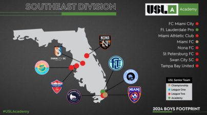 USL Academy League divisional alignment and schedule released for 2024 ...