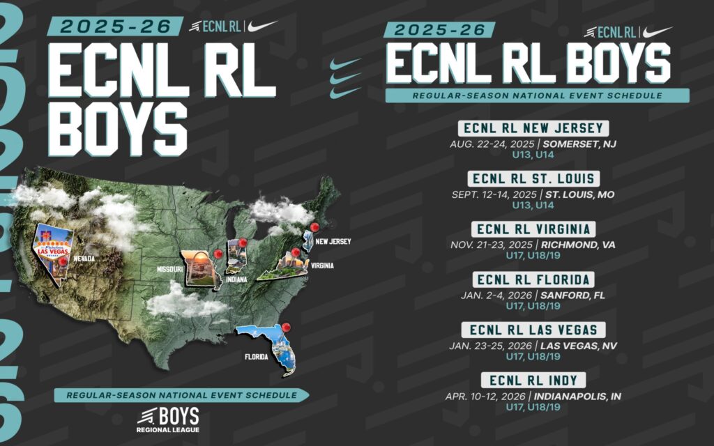 ECNL National Event schedule released for 2025-26 season - SoccerWire